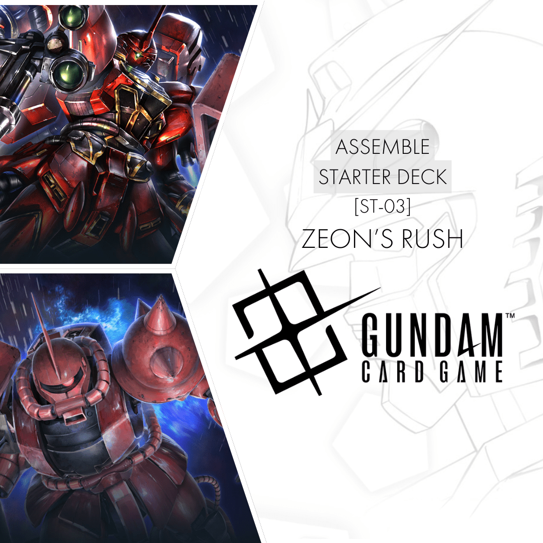 GUNDAM TCG: Assemble Starter Deck 03 [ST03A] – Incluye Gunpla miniatures